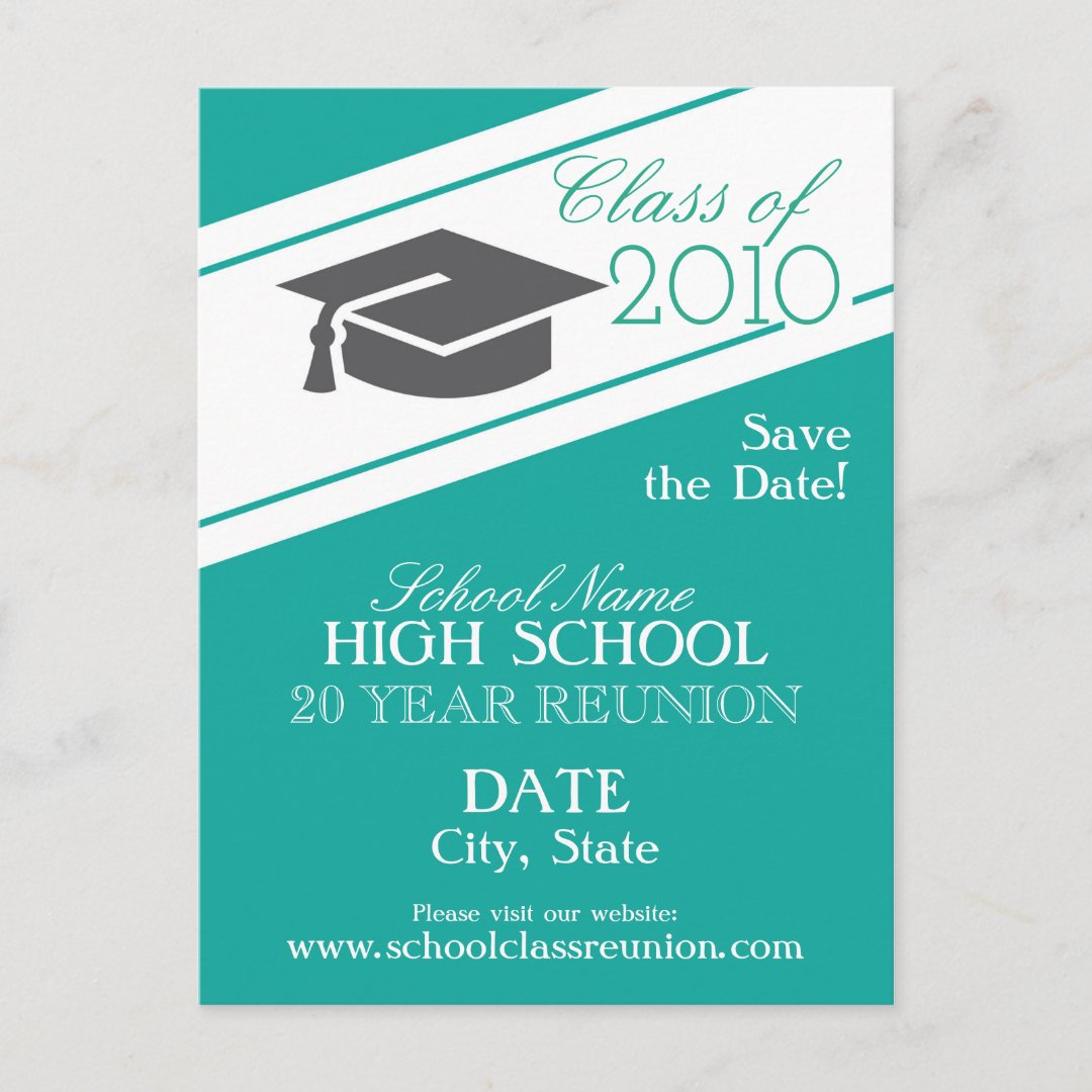 School Reunion design Announcement Postcard | Zazzle