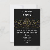 School Reunion Design, elegant style Invitation | Zazzle