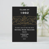 School Reunion Design, elegant style Invitation | Zazzle