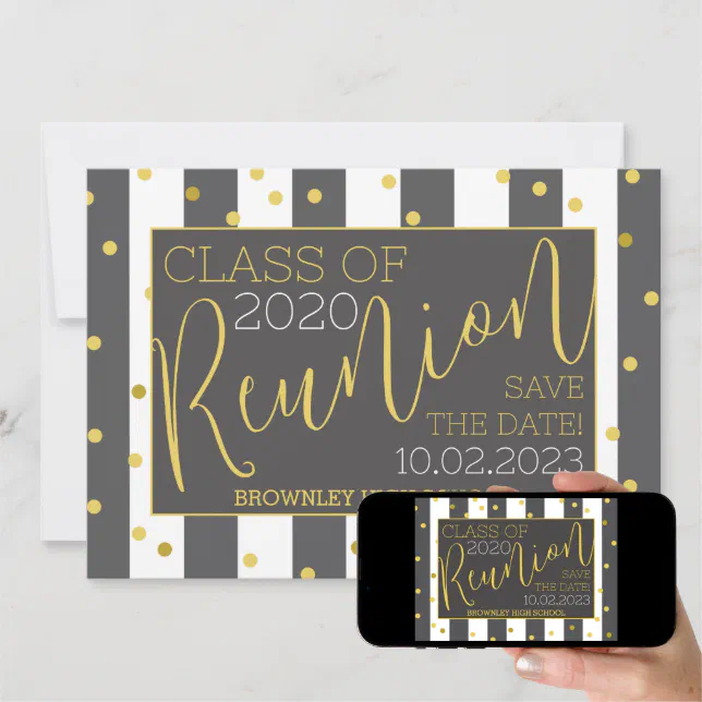 School Reunion Design Invitation | Zazzle