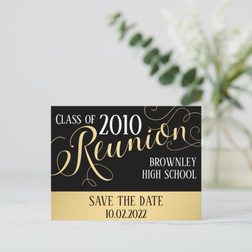 School Reunion Design Invitation Postcard | Zazzle