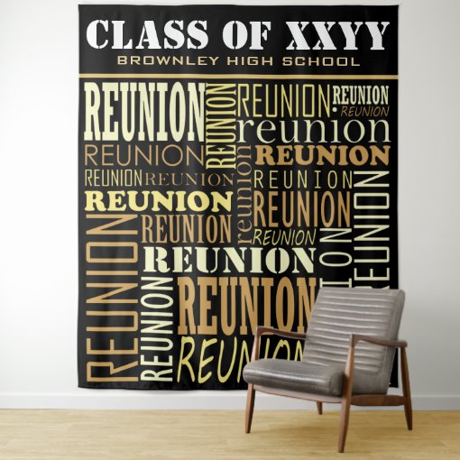 School Reunion Photobooth backdrop | Zazzle