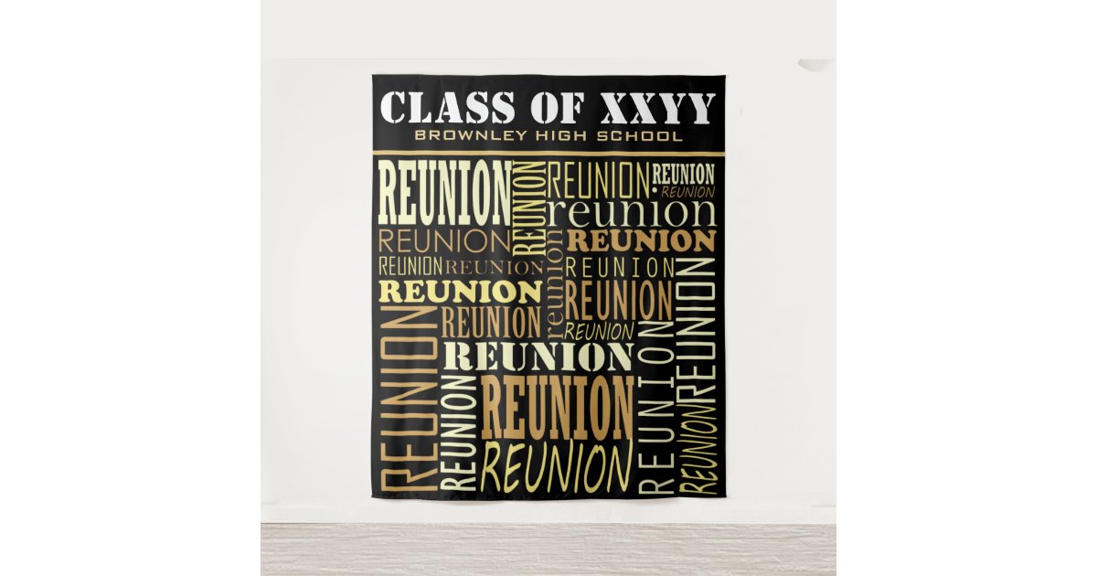 School Reunion Photobooth backdrop | Zazzle