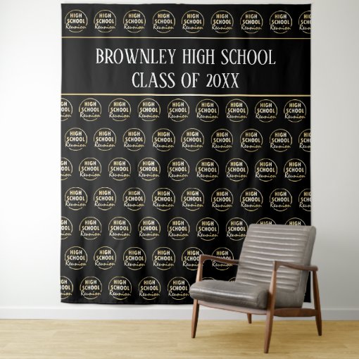 School Reunion Photobooth backdrop | Zazzle