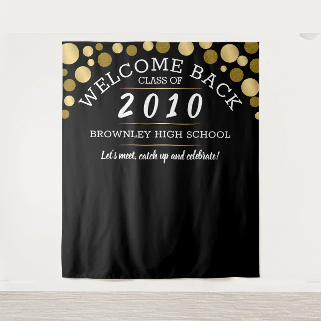 School Reunion Photobooth backdrop | Zazzle