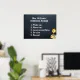School Rules Chalkboard Classroom Poster | Zazzle