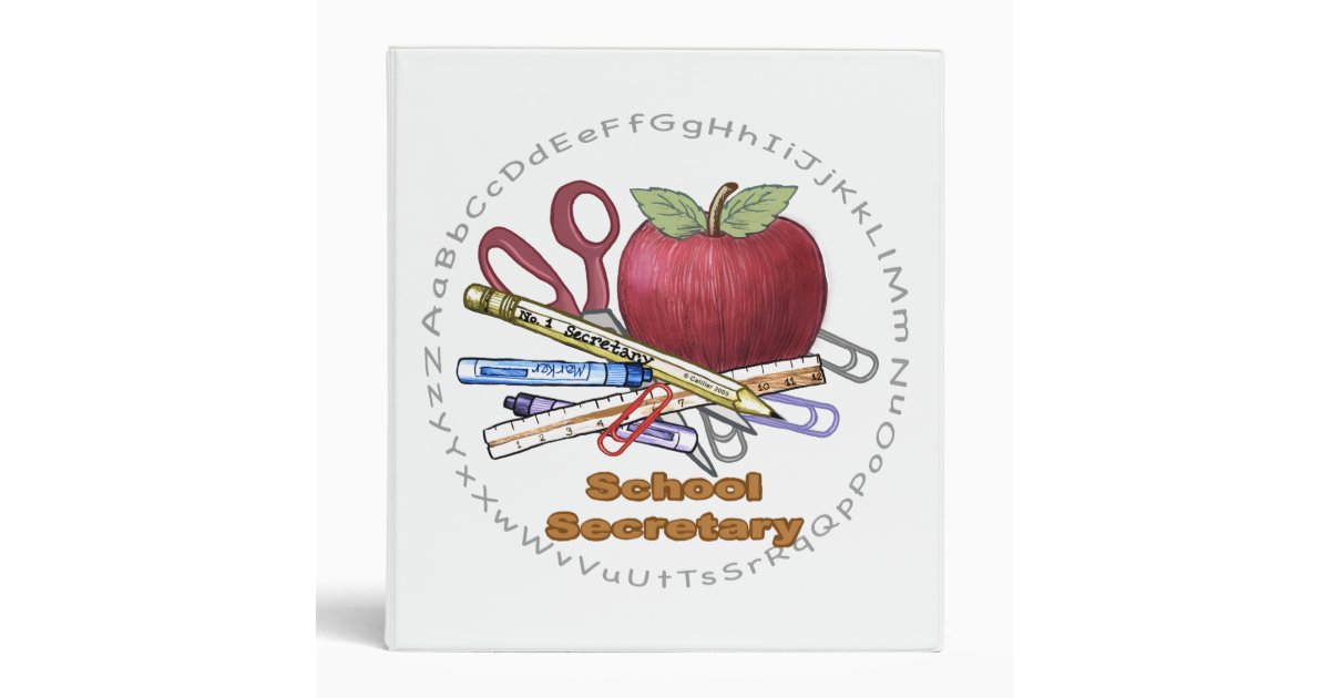 School Secretary Binder | Zazzle