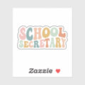School Secretary Gift, Secretary Appreciation Day Sticker | Zazzle