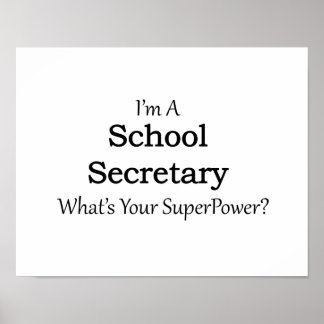 School Student Body Secretary Poster