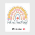 School Secretary Rainbow Administrative Assistant Sticker | Zazzle