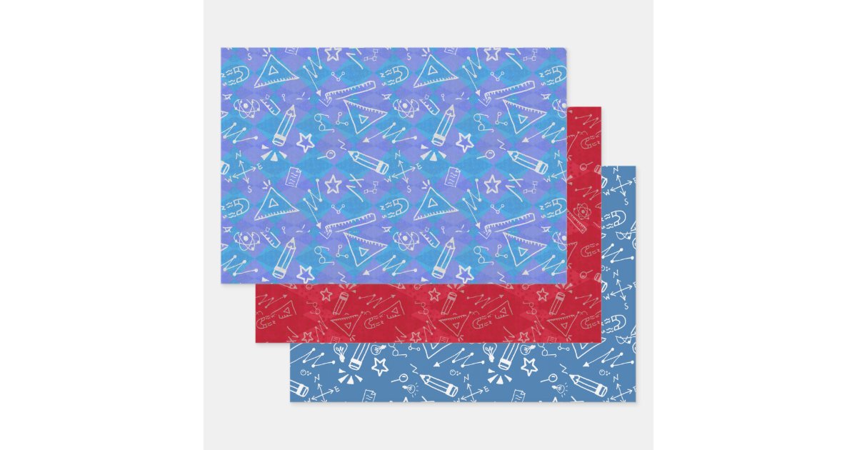 School Stationery Back To School Wrapping Paper Sheets | Zazzle