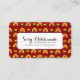 School Supplies Pattern Substitute Teacher Business Card | Zazzle