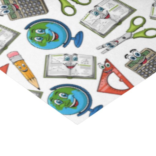 School Supplies Tissue Paper | Zazzle