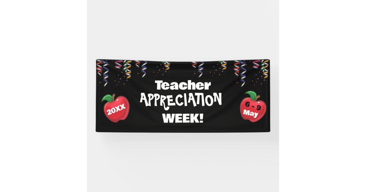 School Teacher Appreciation Week Banner | Zazzle
