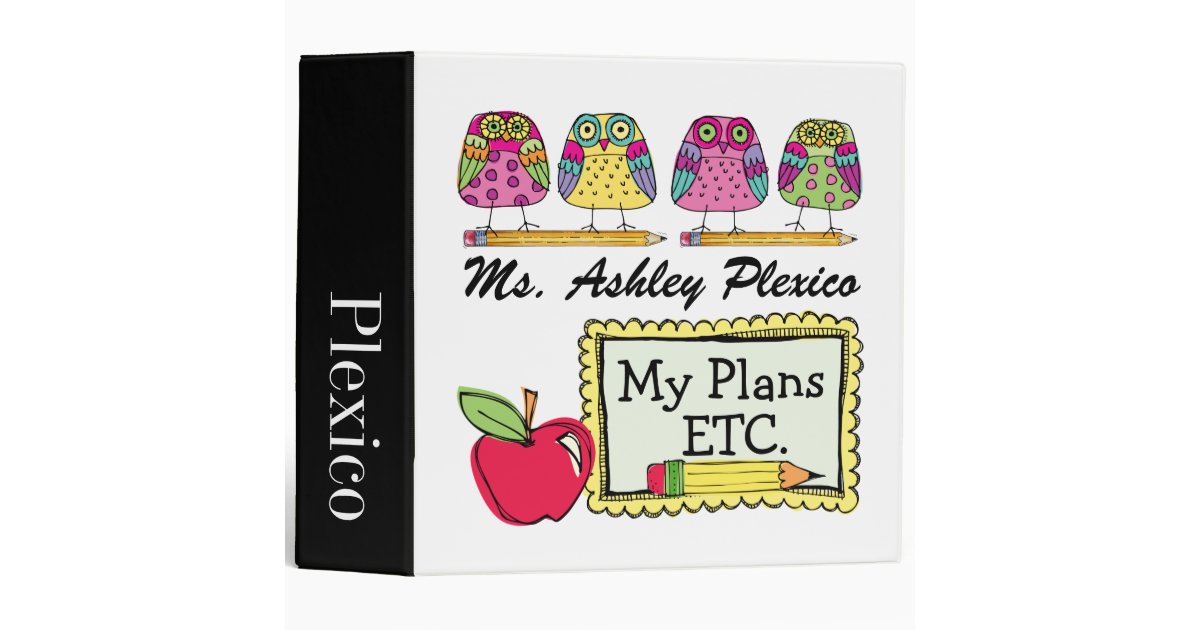 School Teacher Binder - Notebook | Zazzle