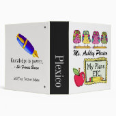 School Teacher Binder - Notebook | Zazzle