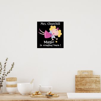 School / Teacher / Classroom Magic Poster - SRF | Zazzle