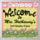 School - Teacher Classroom Welcome - SRF Poster | Zazzle