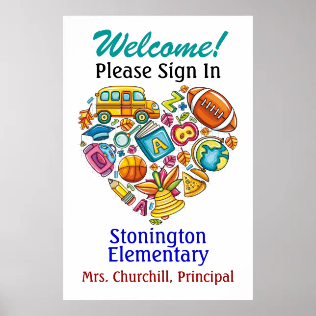 School / Teacher Poster | Zazzle