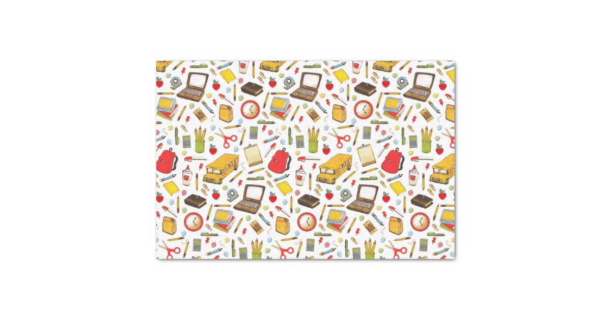 School Teacher Tissue Paper | Zazzle