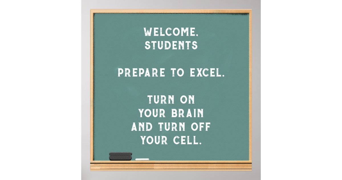 School Teacher Welcome Students Poster | Zazzle
