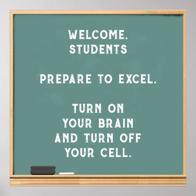 School Teacher Welcome Students Poster | Zazzle