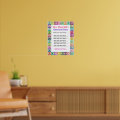 School Teacher's Classroom Rules - No Border- by Poster | Zazzle