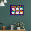 School Timetable Poster | Zazzle
