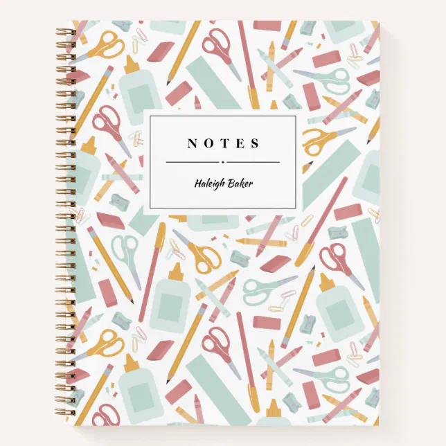 School Tools Personalized Notebook | Zazzle