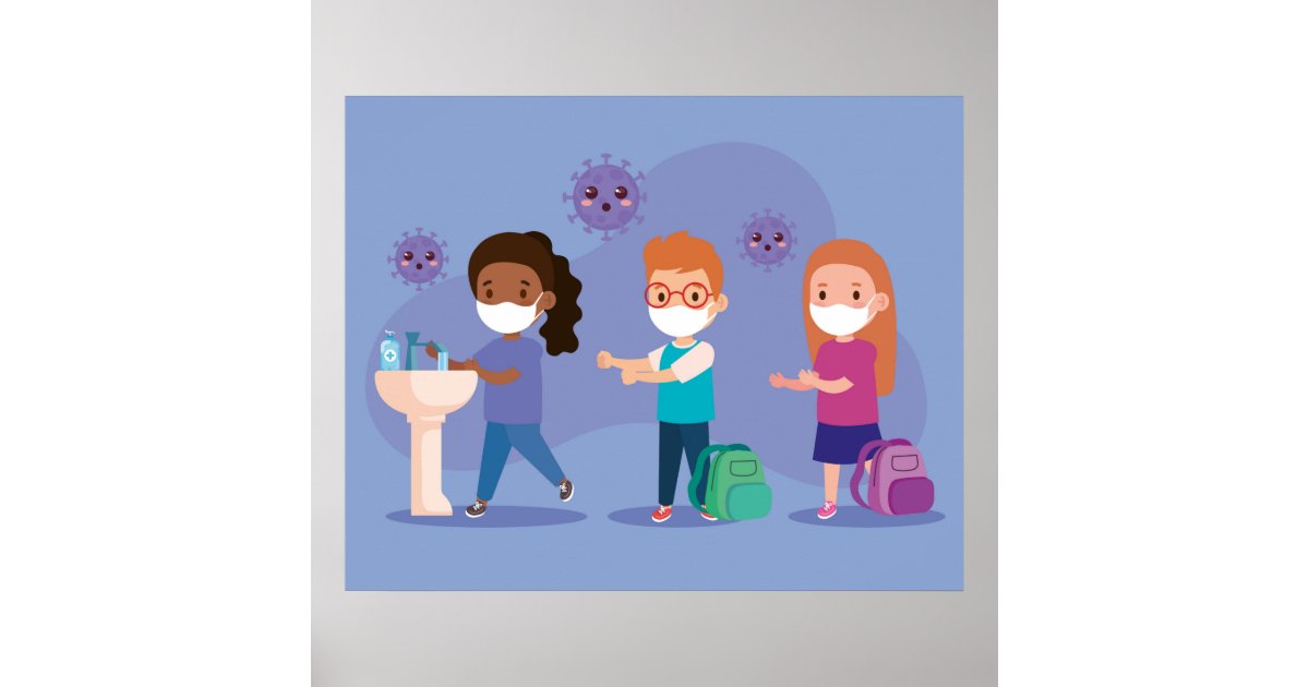 School Wash Your Hands Poster | Zazzle