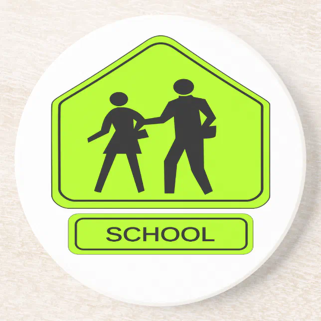 School Zone Coaster | Zazzle