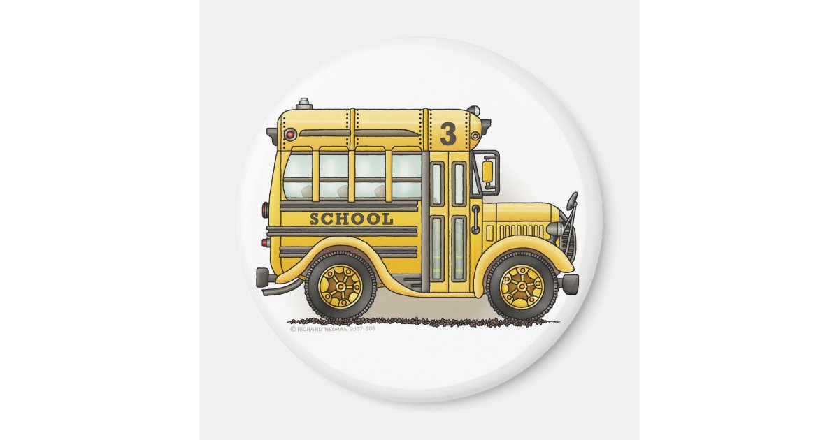 Schoolbus Magnets | Zazzle