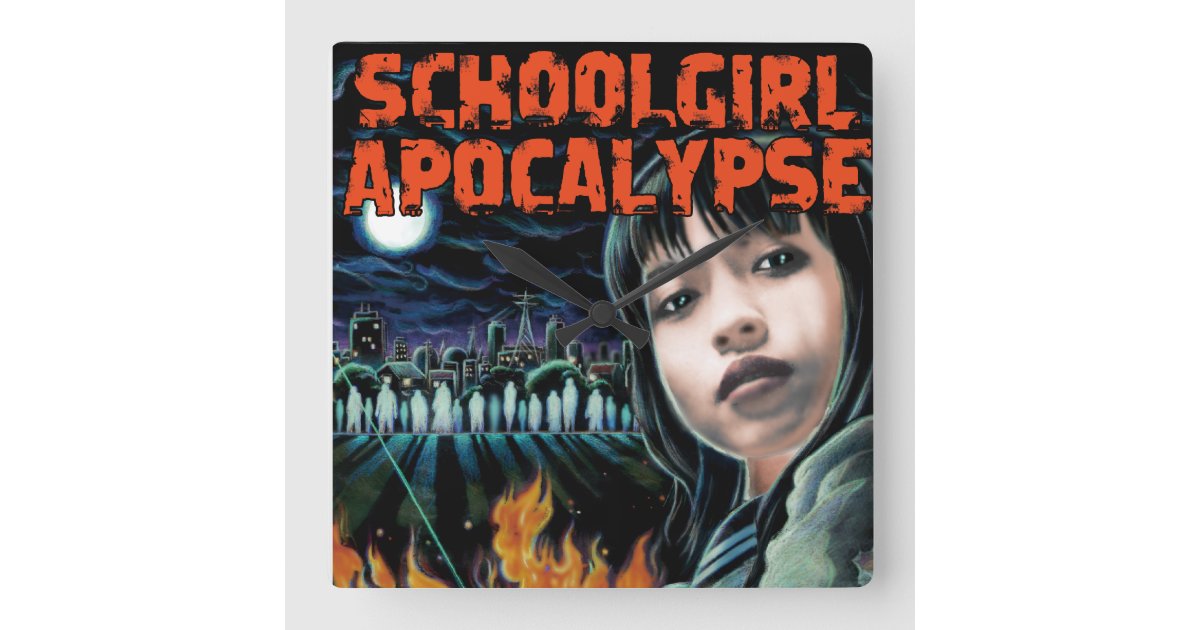 Schoolgirl Apocalypse Countdown Clock | Zazzle