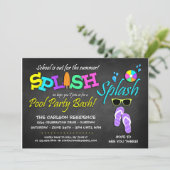 School's Out Pool Party Invitations | Zazzle
