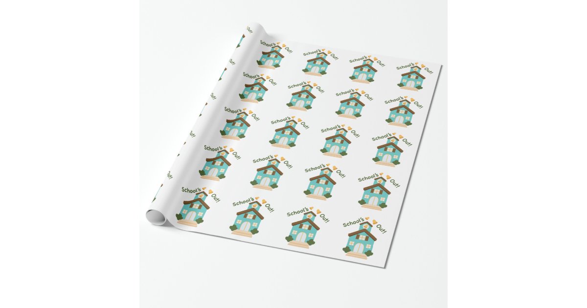 Schools Out Wrapping Paper | Zazzle