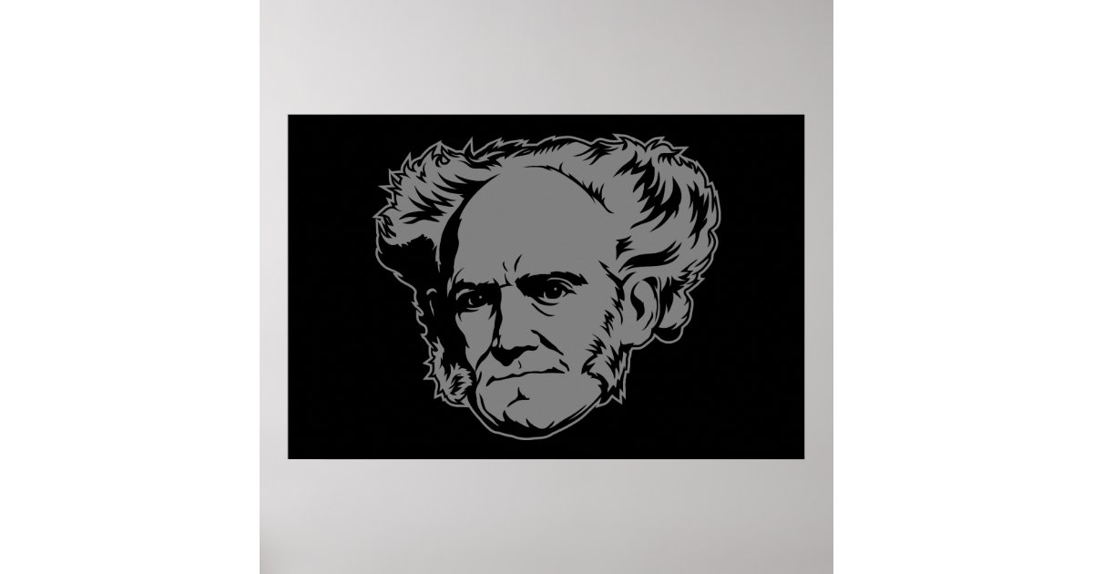 Schopenhauer Portrait Poster | Zazzle