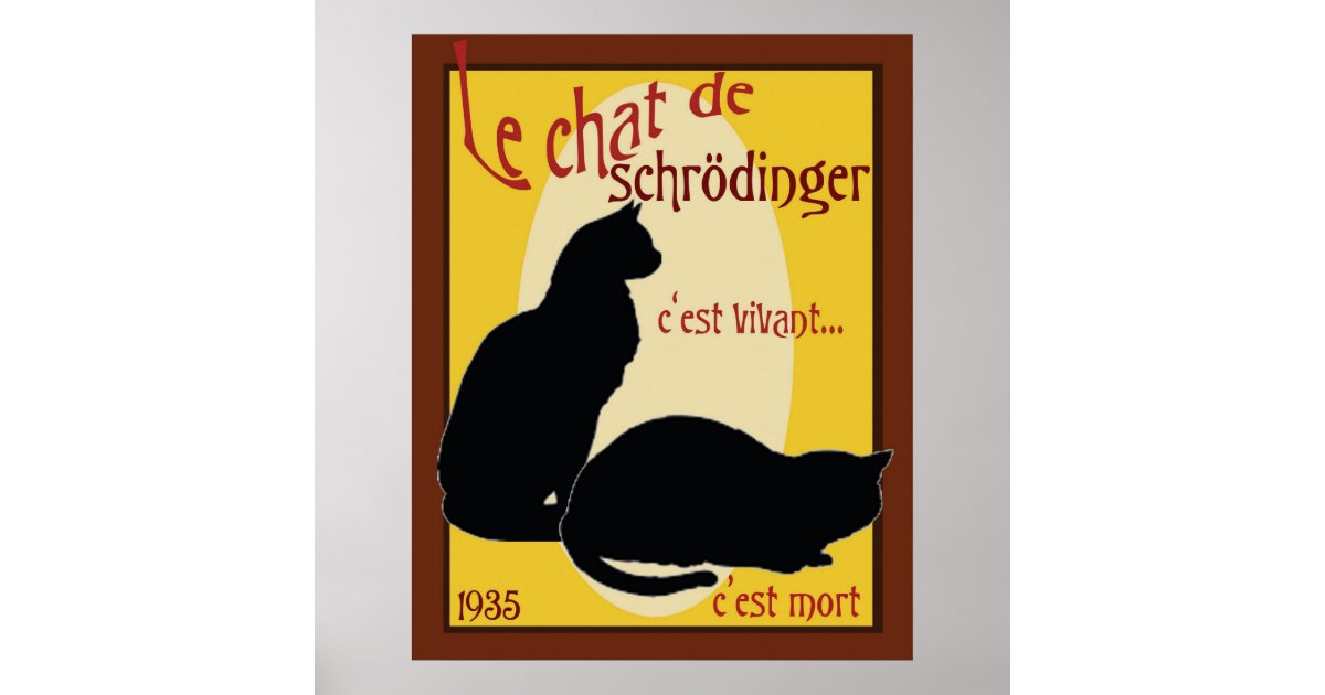 Schrodinger's Cat Poster | Zazzle