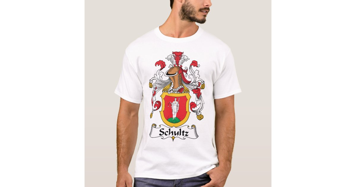 Schultz Family Crest T-Shirt | Zazzle