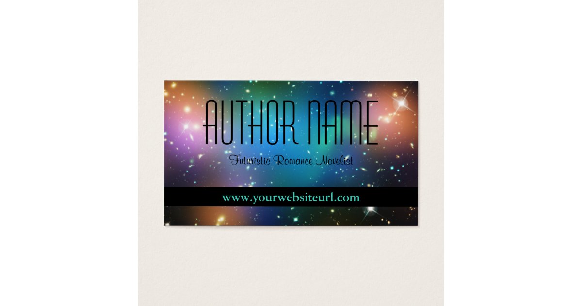 Sci Fi Author Business Card | Zazzle