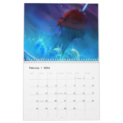 Sci-Fi / Fantasy Calendar | Zazzle