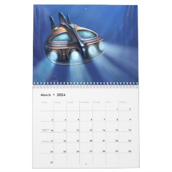 Sci-Fi / Fantasy Calendar | Zazzle