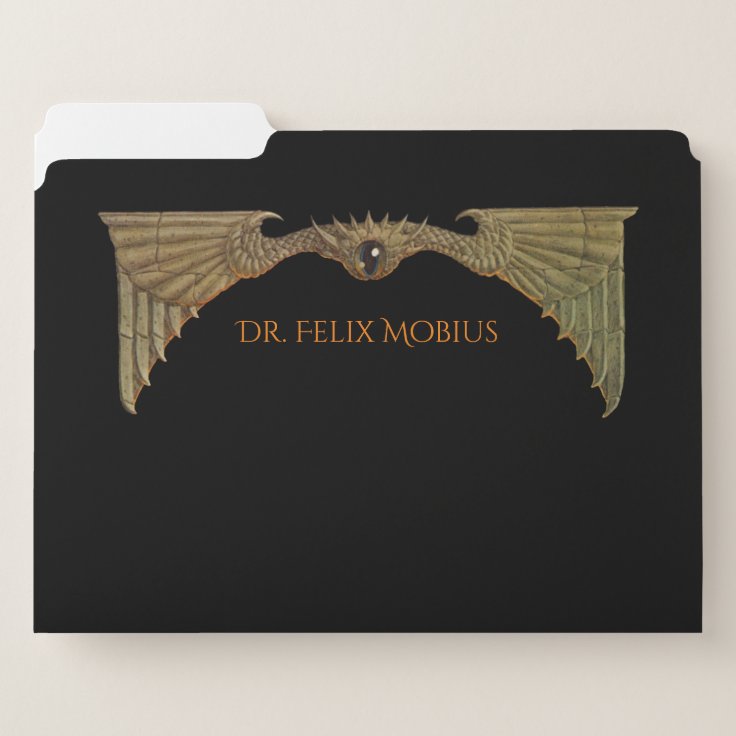 Sci Fi Flying Eye Personalized File Folder | Zazzle