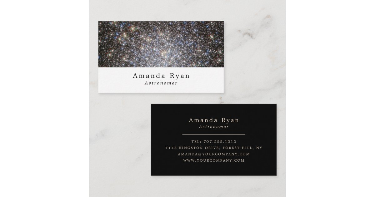 Sci-Fi Galaxy, Astronomy Business Card | Zazzle