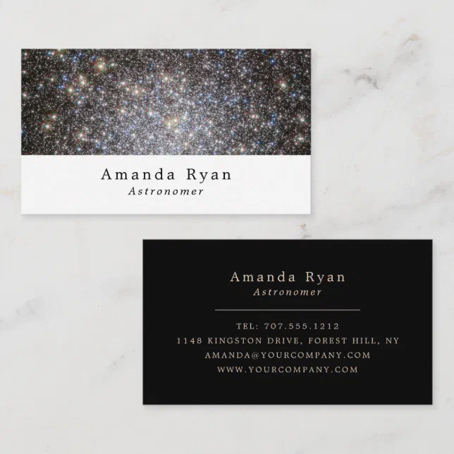 Sci-Fi Galaxy, Astronomy Business Card | Zazzle