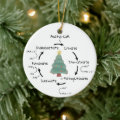 Science Biology Kreb's Cycle Christmas Teacher Ceramic Ornament | Zazzle