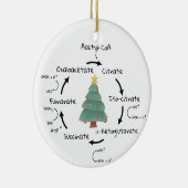 Science Biology Kreb's Cycle Christmas Teacher Ceramic Ornament | Zazzle
