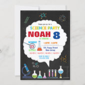 Science Birthday Invitation | Zazzle