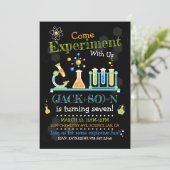 Science Birthday Invitation, Science Party Invite | Zazzle