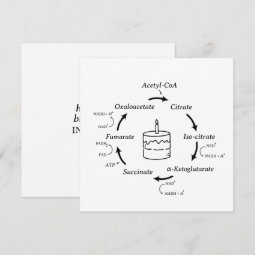 Science Birthday Kreb's Cycle Biology Cake Teacher | Zazzle