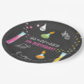Science Birthday Paper plates Experiment Lab Girl | Zazzle
